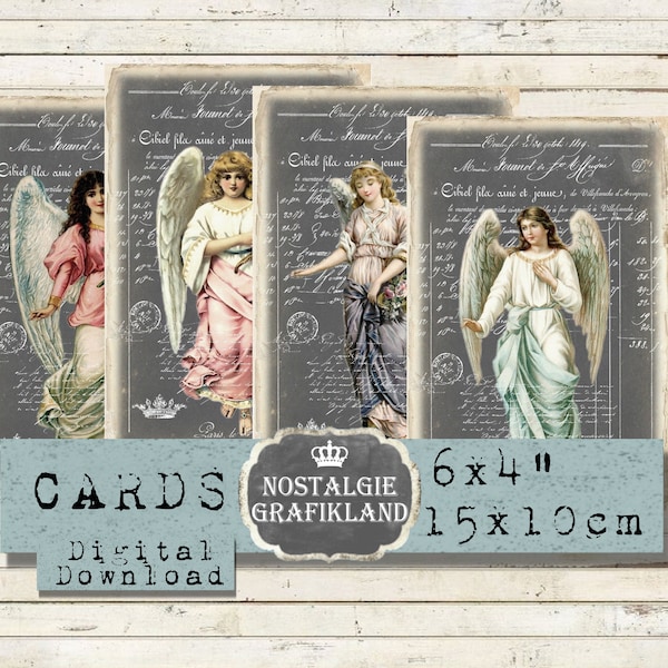 Victorian Angel Digital - Etsy