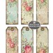 Shabby Chic Bookmarks Printable Background Journal Embellishments ...