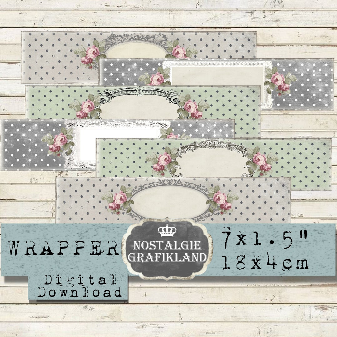 Frames Wrapper Digital Printable Soap Packaging Wraps Editable - Etsy