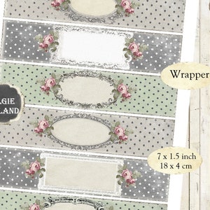 Frames Wrapper Digital Printable Soap Packaging Wraps Editable | Etsy