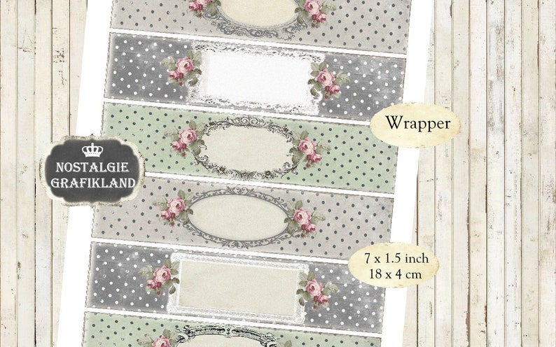 Frames Wrapper Digital Printable Soap Packaging Wraps Editable | Etsy