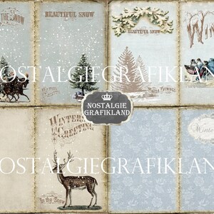 WINTER Printable Journal Pages Digital Snow Journaling Winter Journal ...