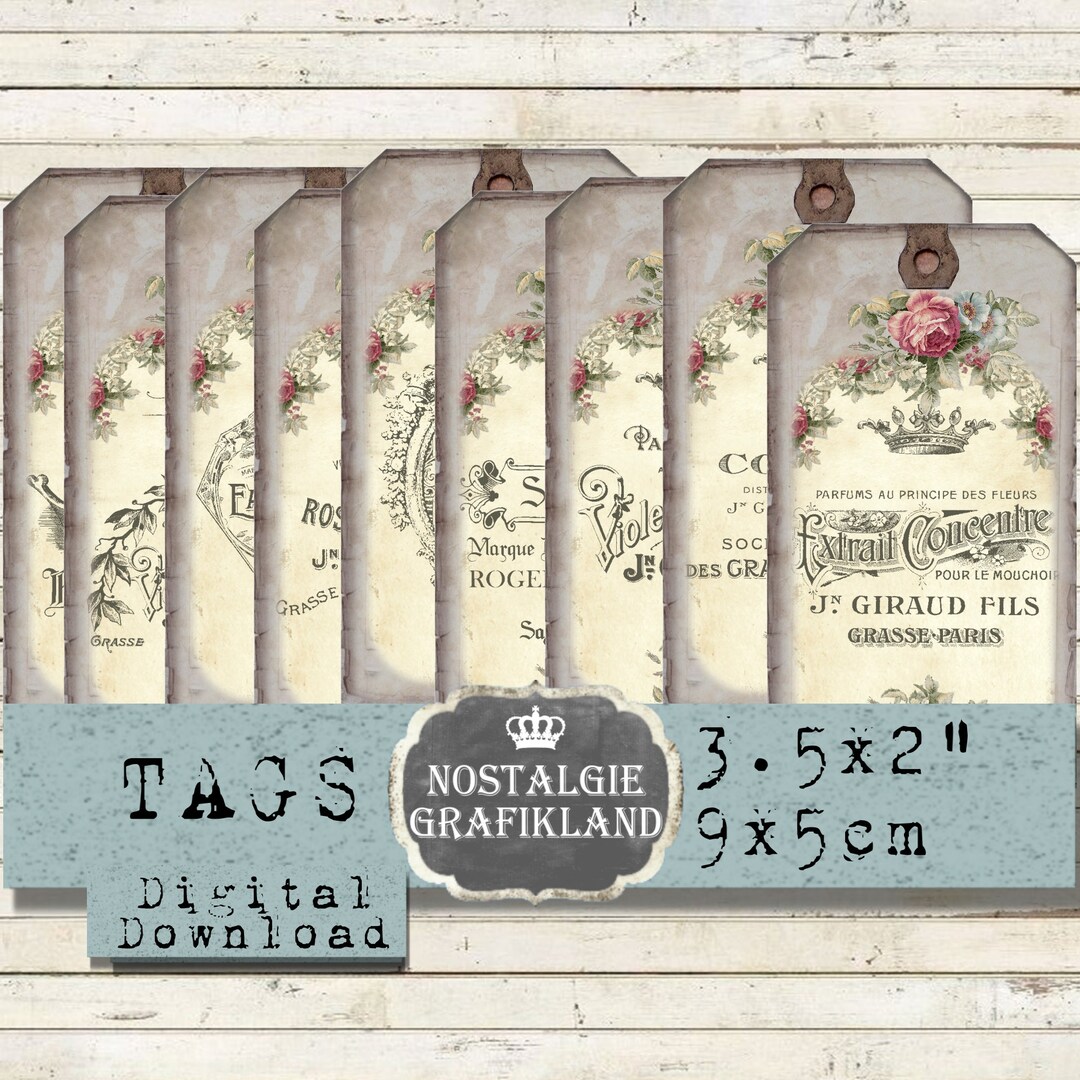 Perfume Printable Tags French Parfum Eau De Cologne Soap Logo Grey ...