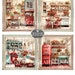 Kitchen Retro Printable Squares 4x4 Cooking Baking Coaster Tiles ...