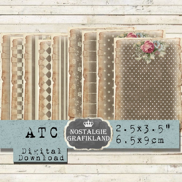 Background Atc - Etsy