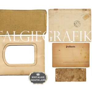 OLD PAPER Digital Kit Vintage Journal Antique Printable Journaling Set ...