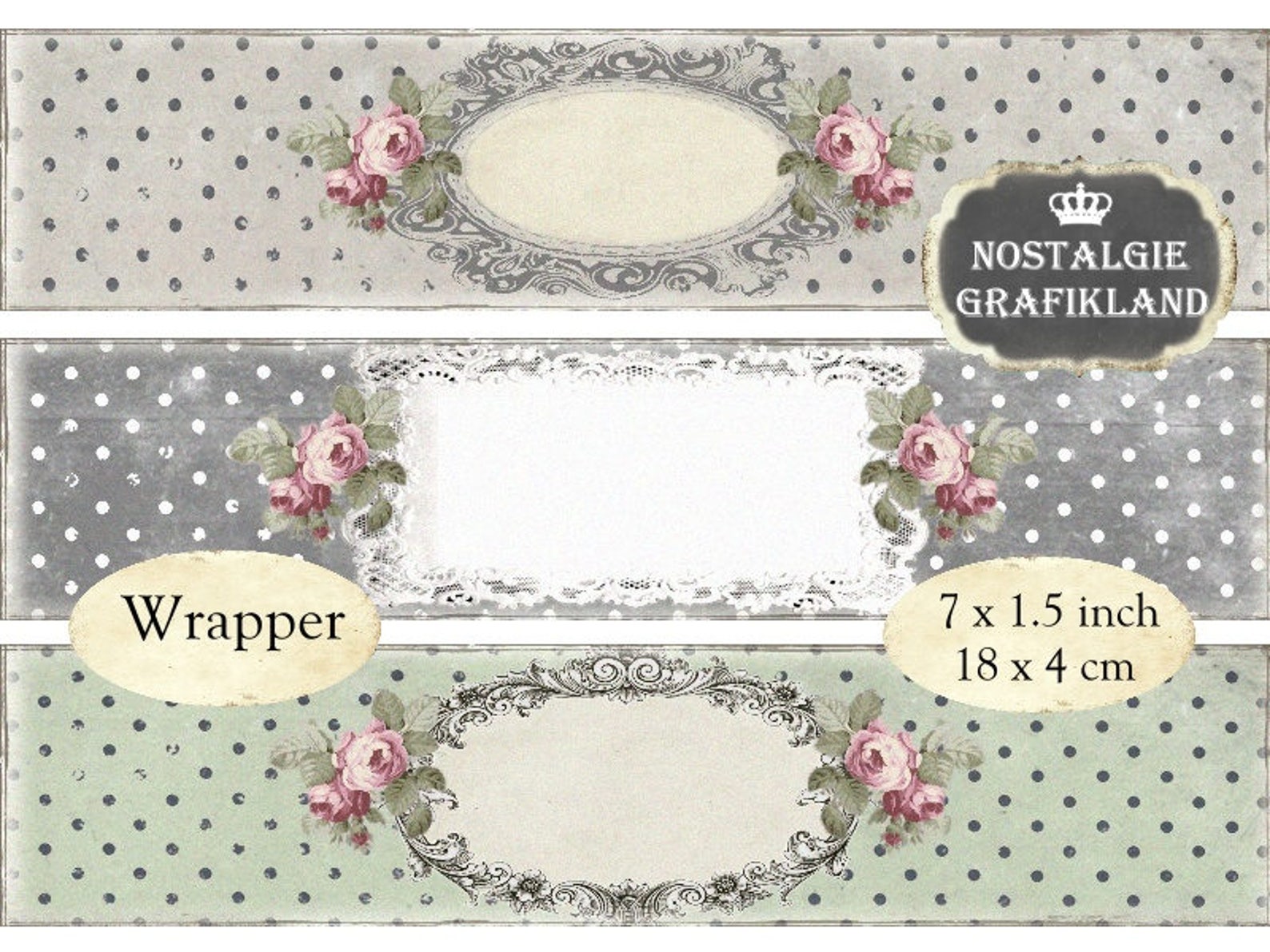 Frames Wrapper Digital Printable Soap Packaging Wraps Editable | Etsy