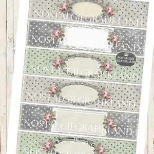 Frames Wrapper Digital Printable Soap Packaging Wraps Editable Blank ...