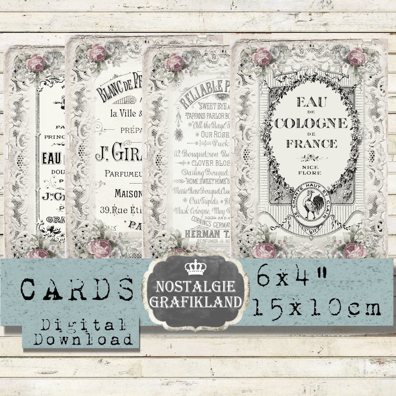 French Perfume Label - Etsy