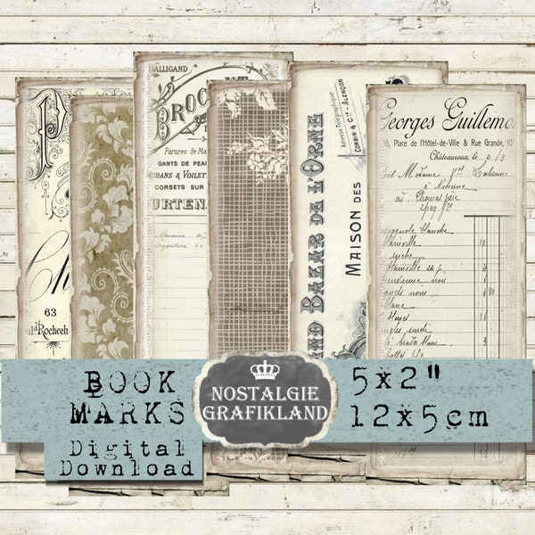 French Bookmarks - Etsy