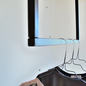 Ceiling Clothes Rack// Clothing Rack // Ceiling Rack // Ceiling Storage ...