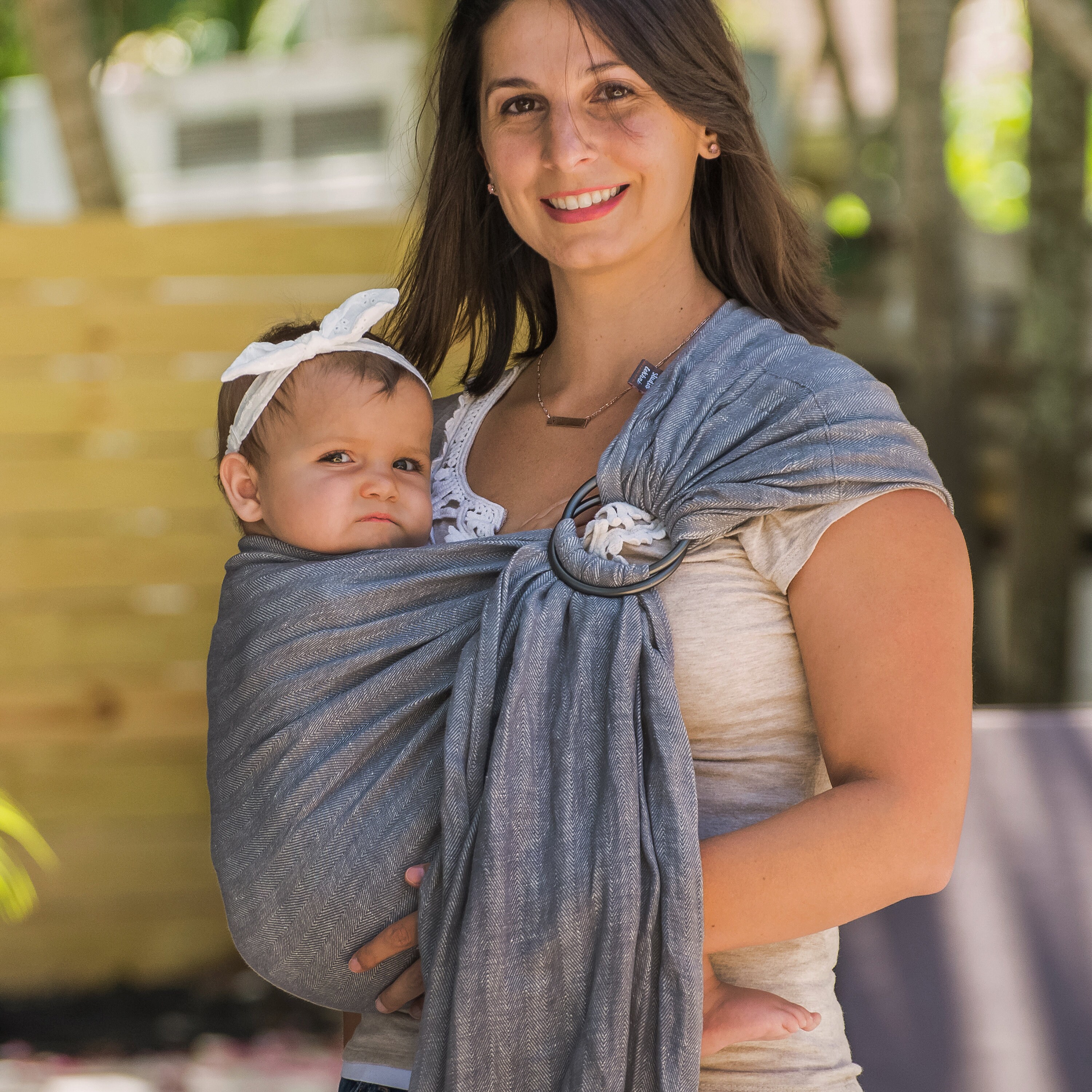 Graphite Smoke Grey The Sling by Studio Tekhni Ring Sling | Etsy