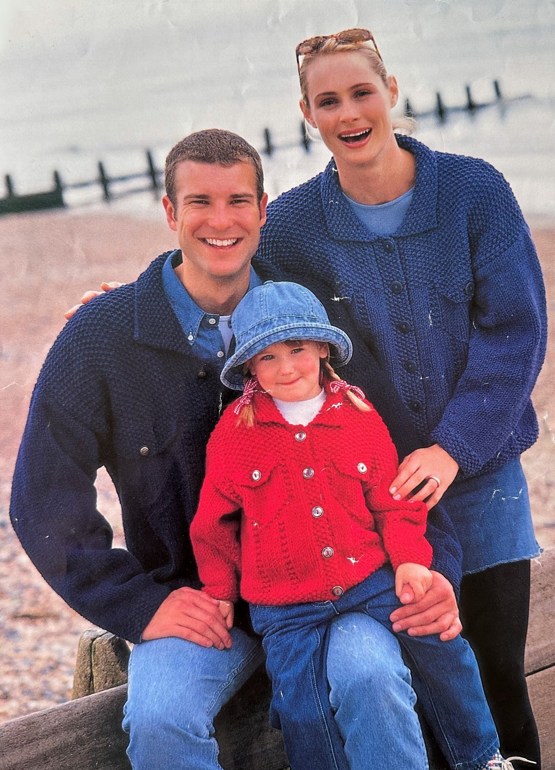 Chunky Family Jacket Knitting Pattern, Woollen Set (PDF Pattern) - Etsy