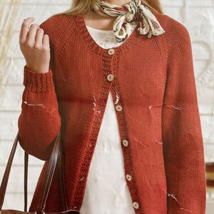 Ladies DK Cardigans With Raglan or Long Sleeve. Womens Summer Classic ...