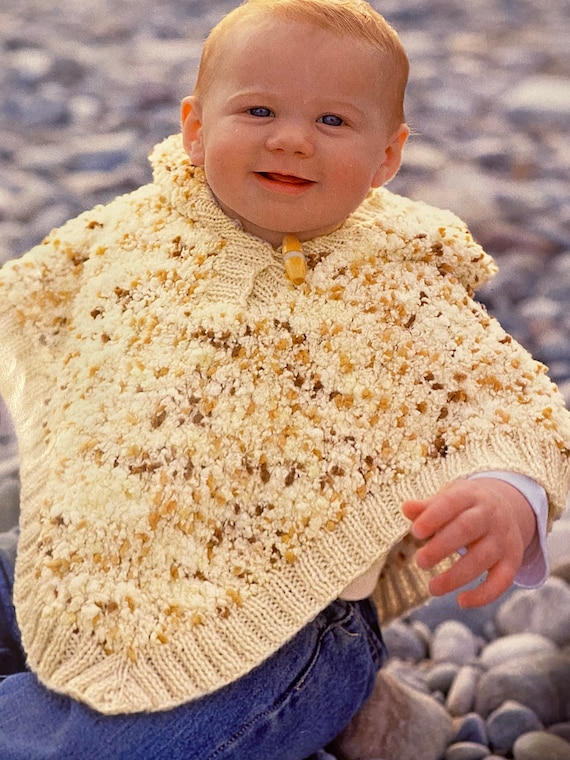 Free Knitting Pattern Baby Poncho