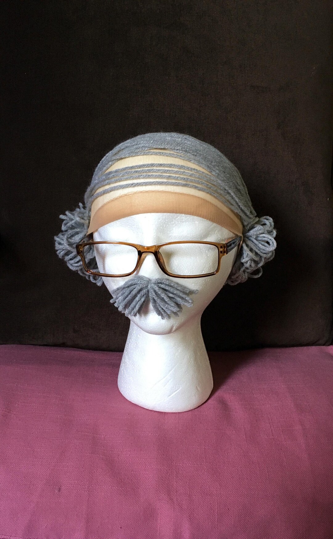 Old Man Grandpa Bald Comb Over Hat Wig All Sizes Available Newborn Baby ...