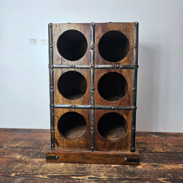 Wooden Wine Rack - Etsy