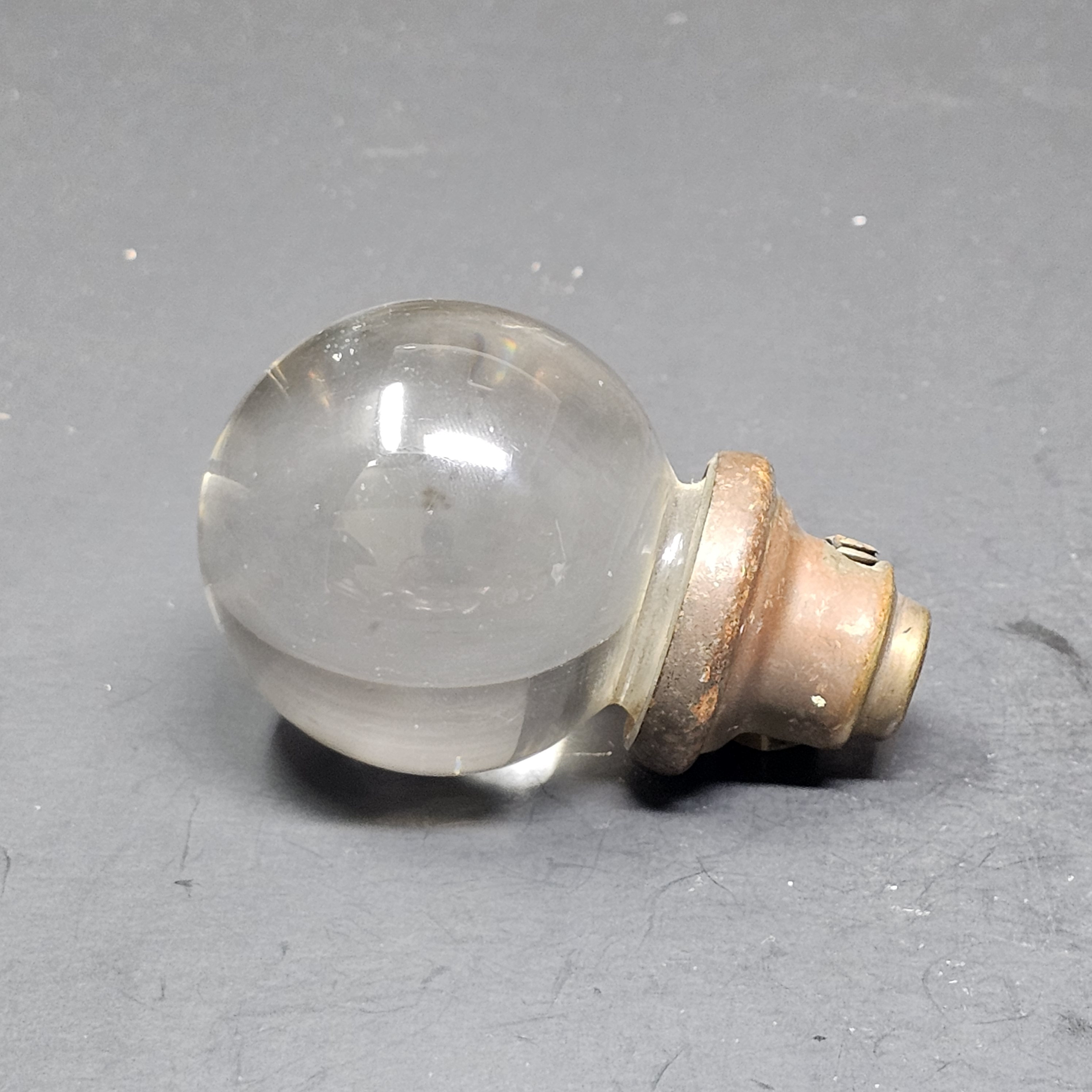 Antique Single Round Sphere Glass Door Knob 8 Oz. - Etsy