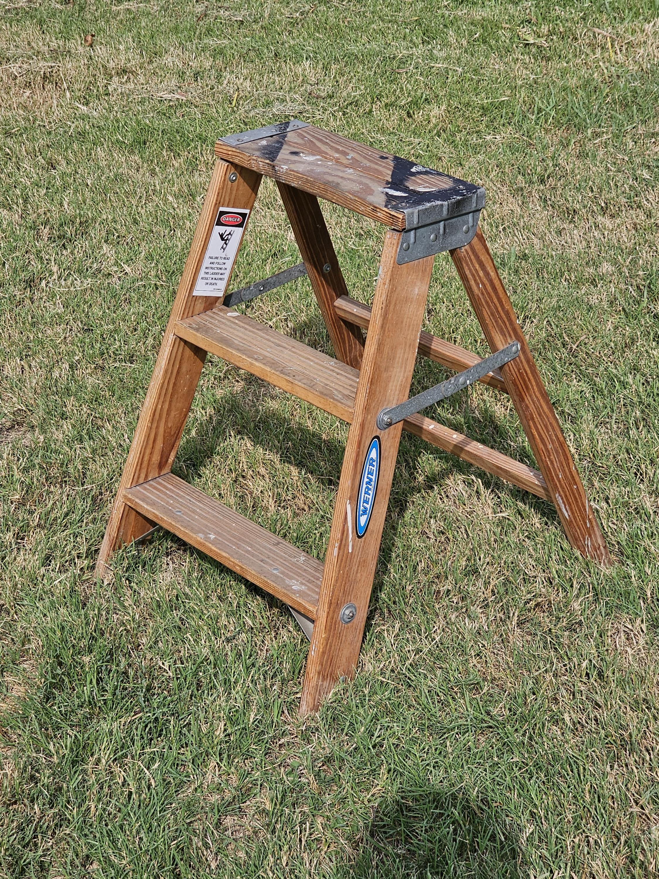 Werner wooden step ladder store