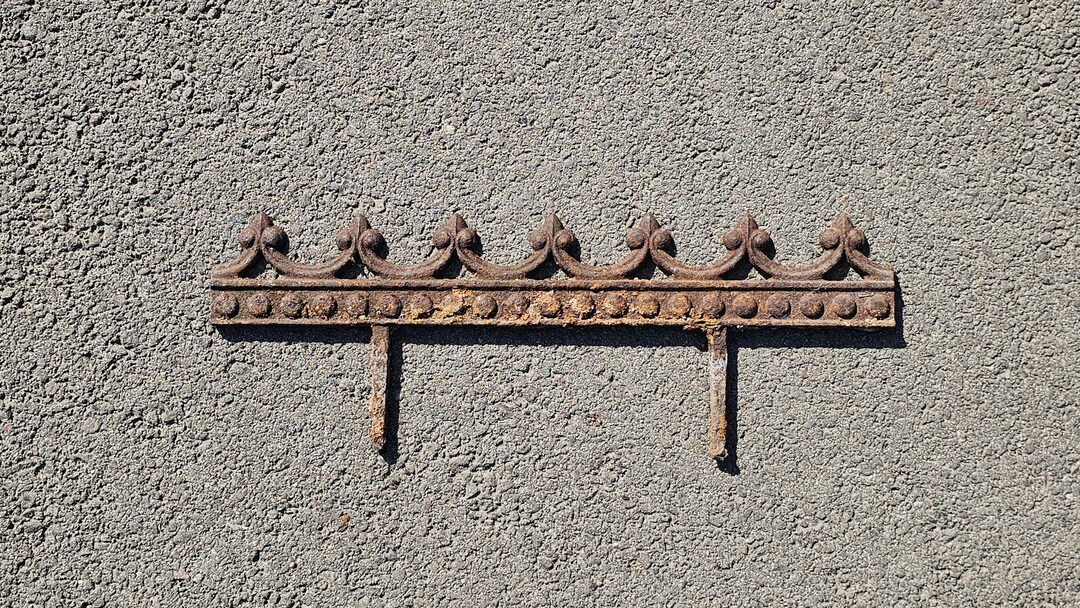 Antique Decorative Cast Iron Garden Border Edging 23.75l C - Etsy