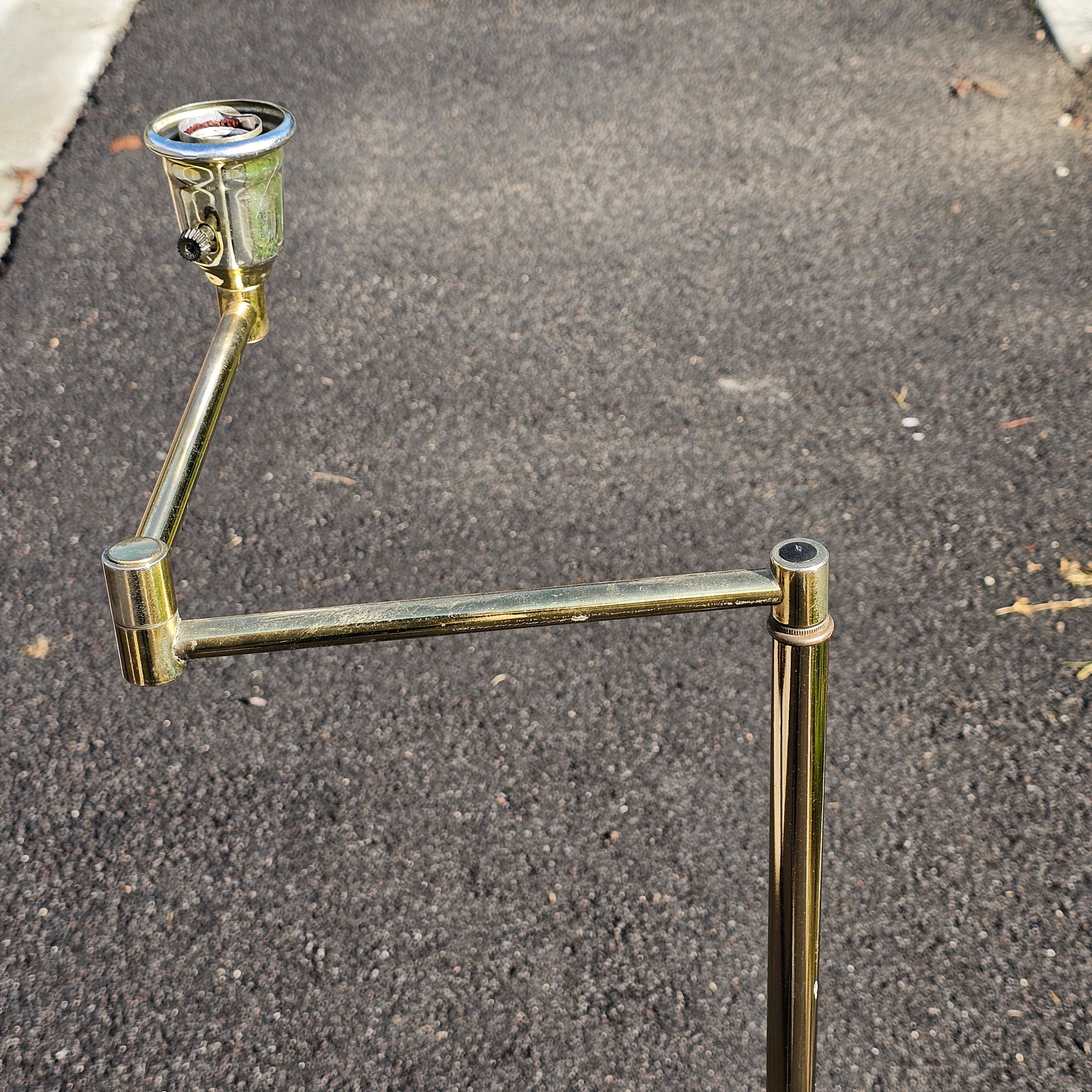 Vintage Swing Arm Swivel Floor Lamp 47 Tall - Etsy