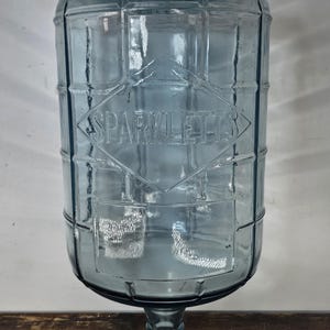 Vintage Sparkletts Water 5 Gallon Blue Glass Water Jug - Etsy
