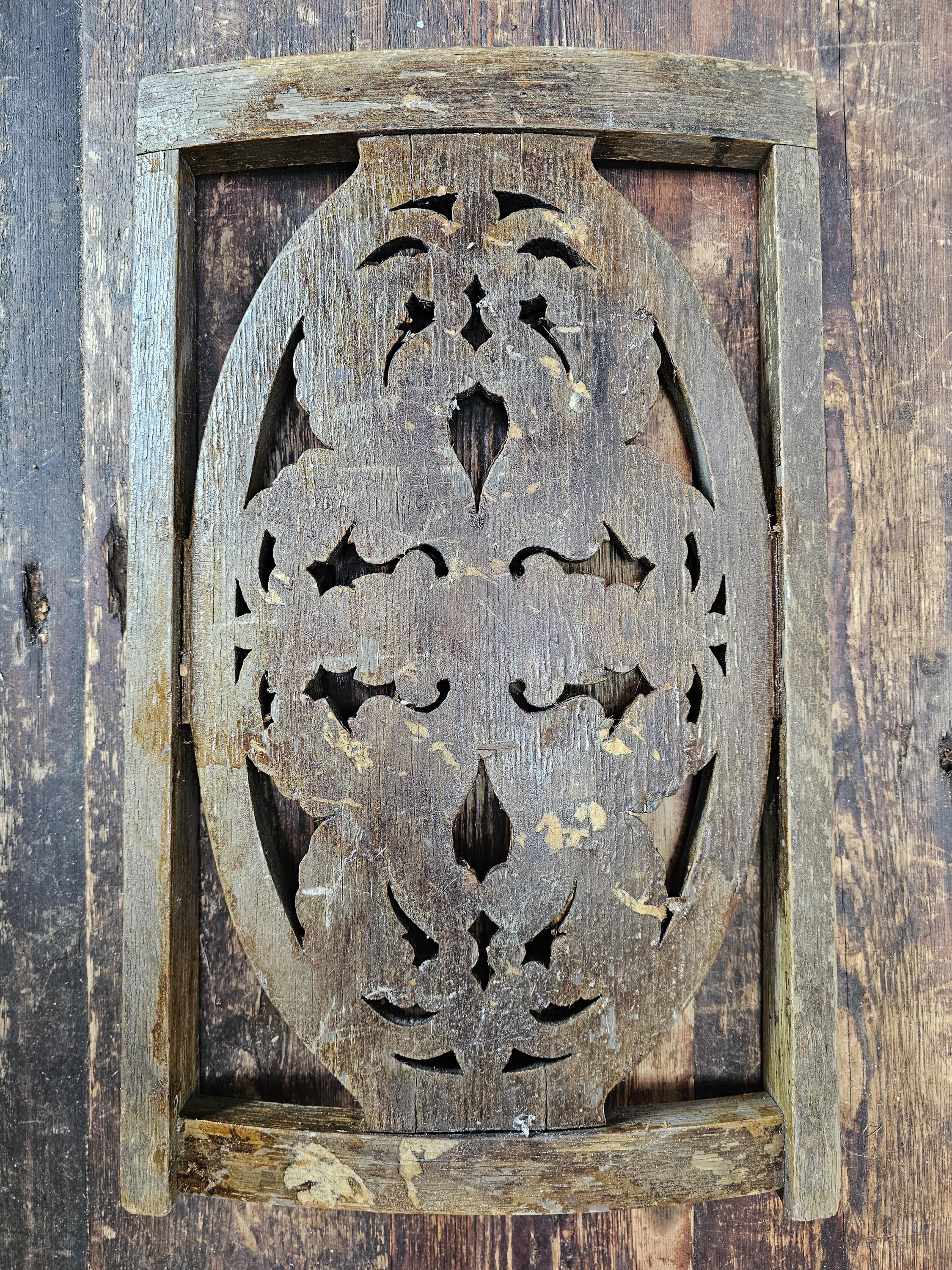 Antique Victorian Wooden Decorative Chair Back Panel Wall Decor - Etsy