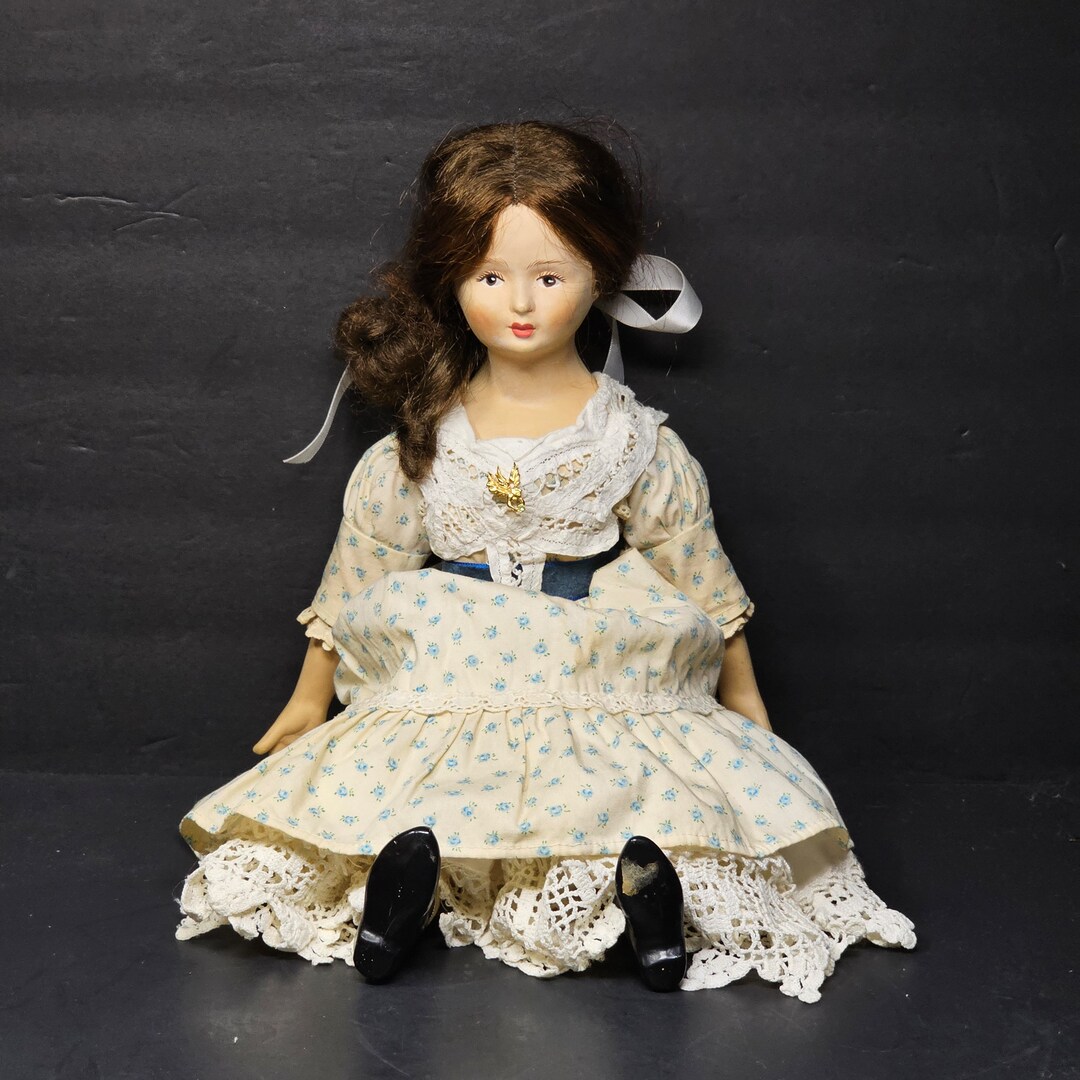 Vintage Limmer German Doll Paper Mache 17" - Etsy