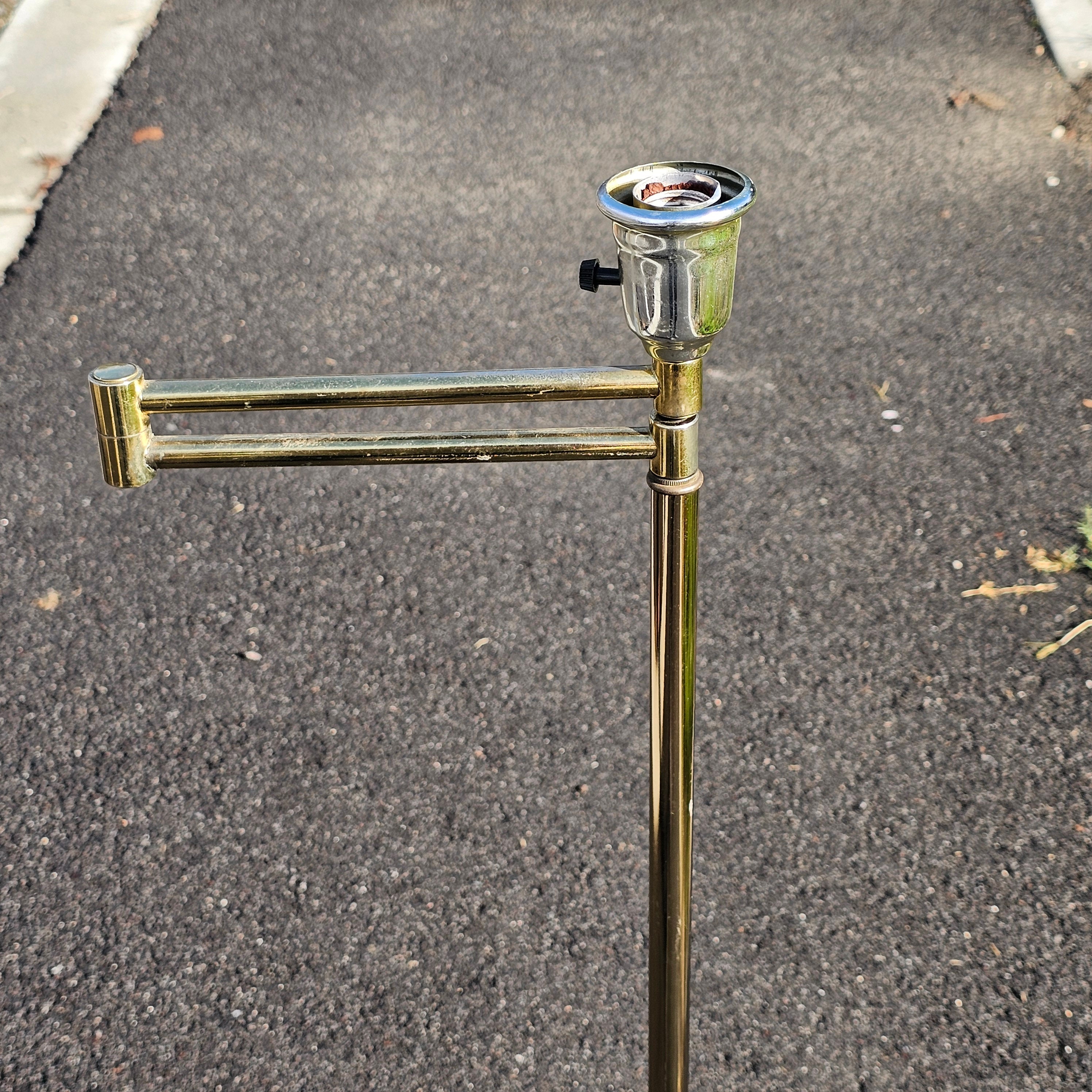 Vintage Swing Arm Swivel Floor Lamp 47 Tall - Etsy