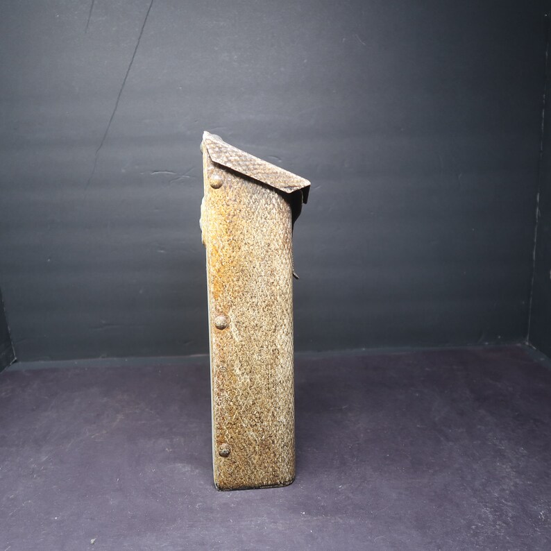 Vintage Aluminum Wall Mounted Mailbox Double Hinged Flip Top - Etsy