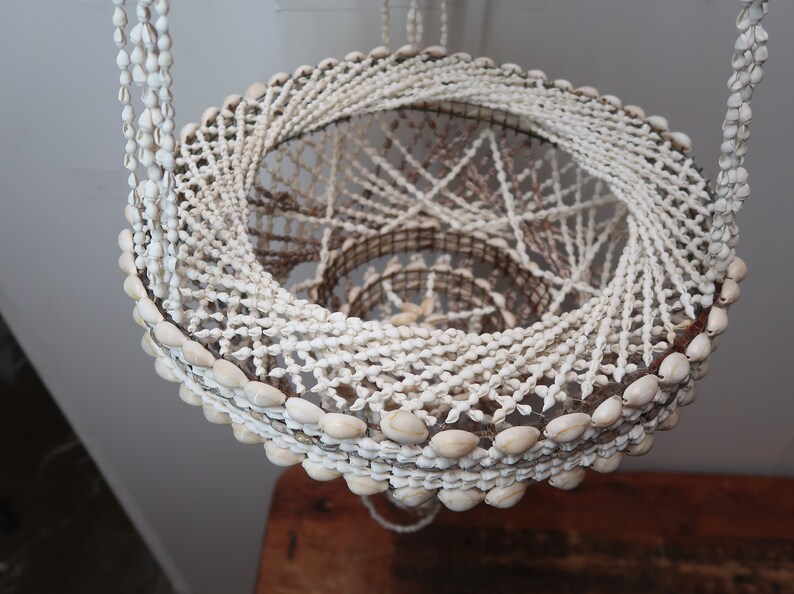 Hanging Chandelier Puka Sea Shells Nautical Boho Beach 16 X 16 X H 45 6 ...