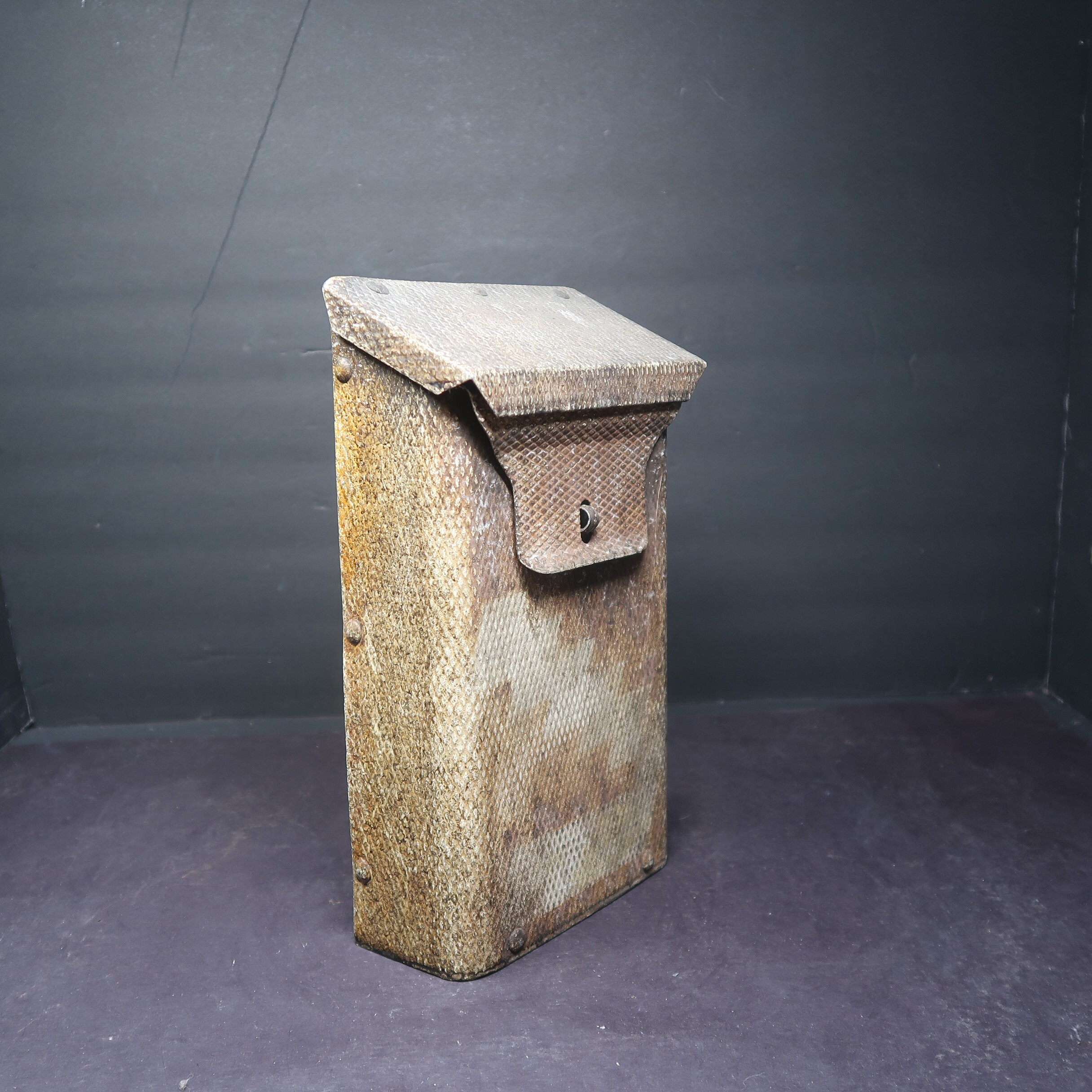Vintage Aluminum Wall Mounted Mailbox Double Hinged Flip Top - Etsy