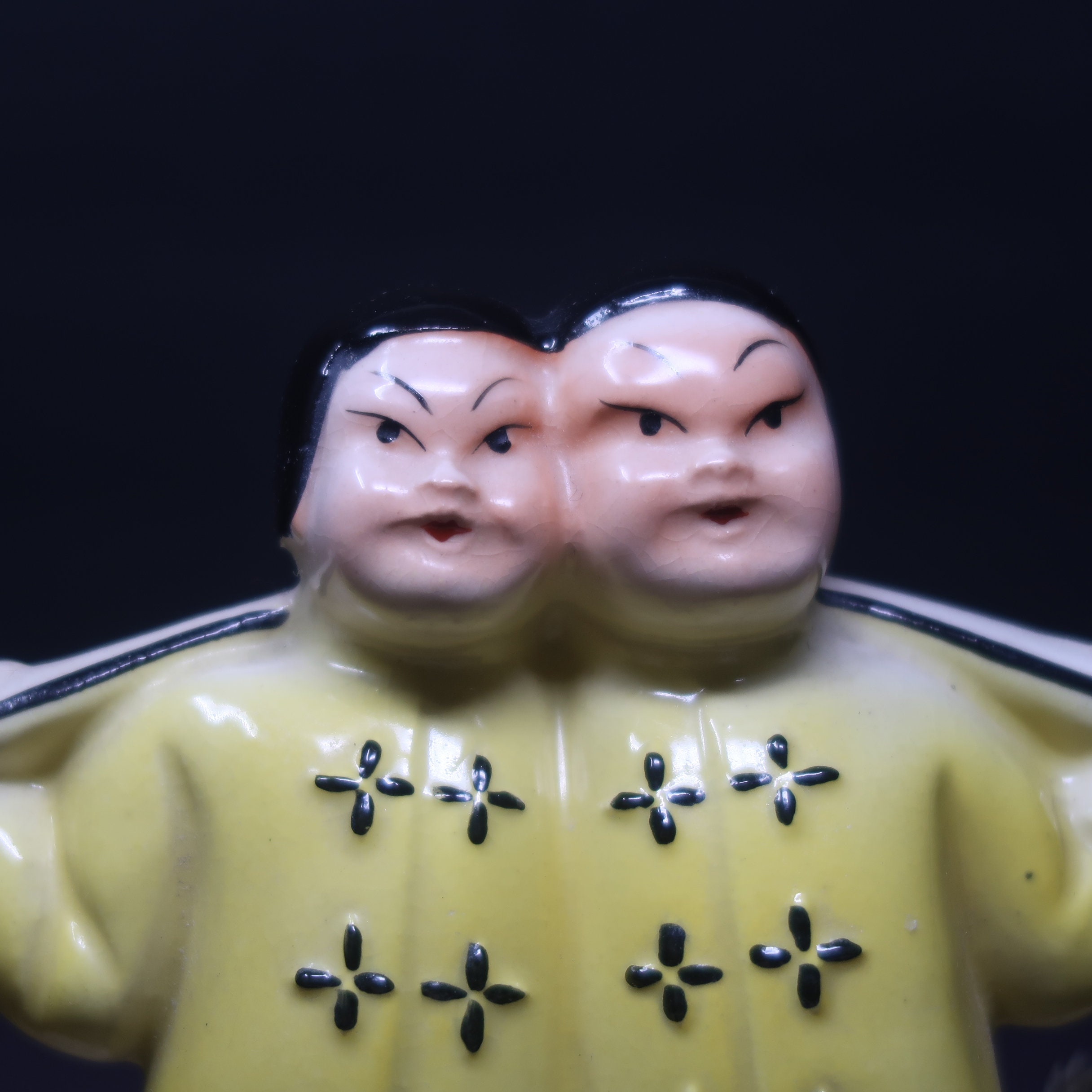 Vintage Chinese Ceramic Figurine Carrying Water Yoke With - Etsy