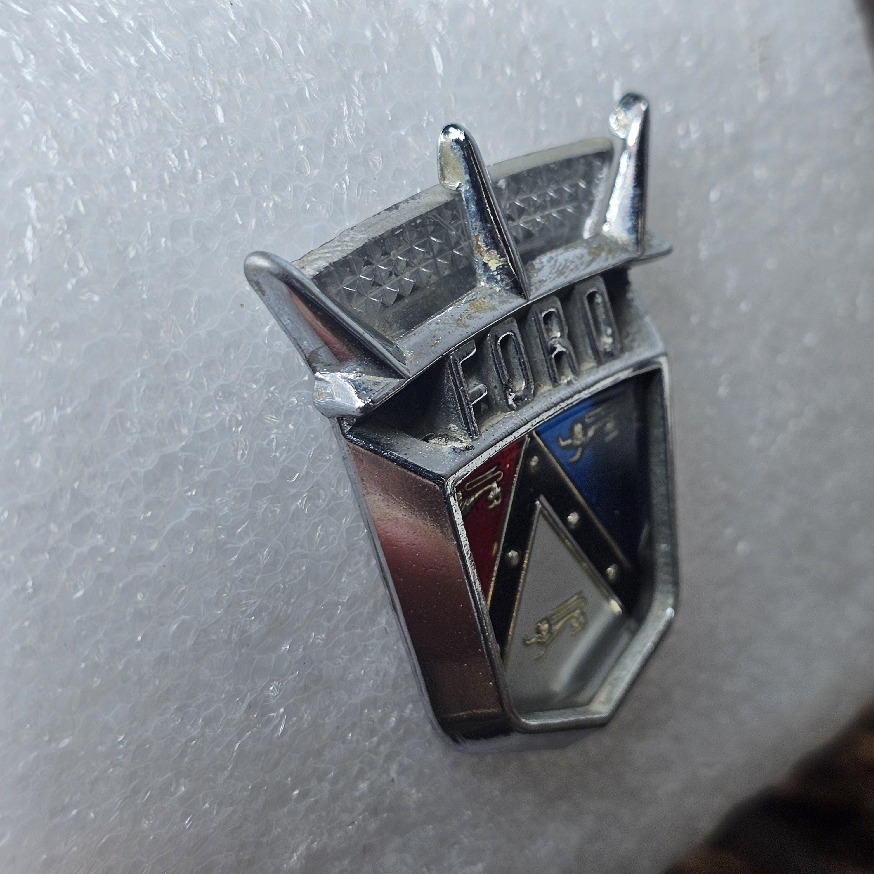 1955 1956 Ford Fairlane Hood Emblem & Bezel Crest Ornament Medallion - Etsy