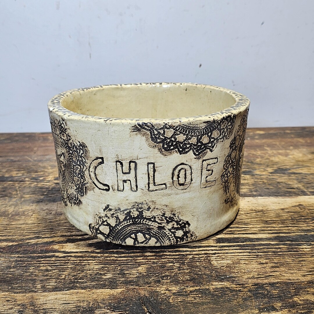 Studio Pottery Ceramic Planter Catch Pot 7.25" Diameter X 4"h - Etsy