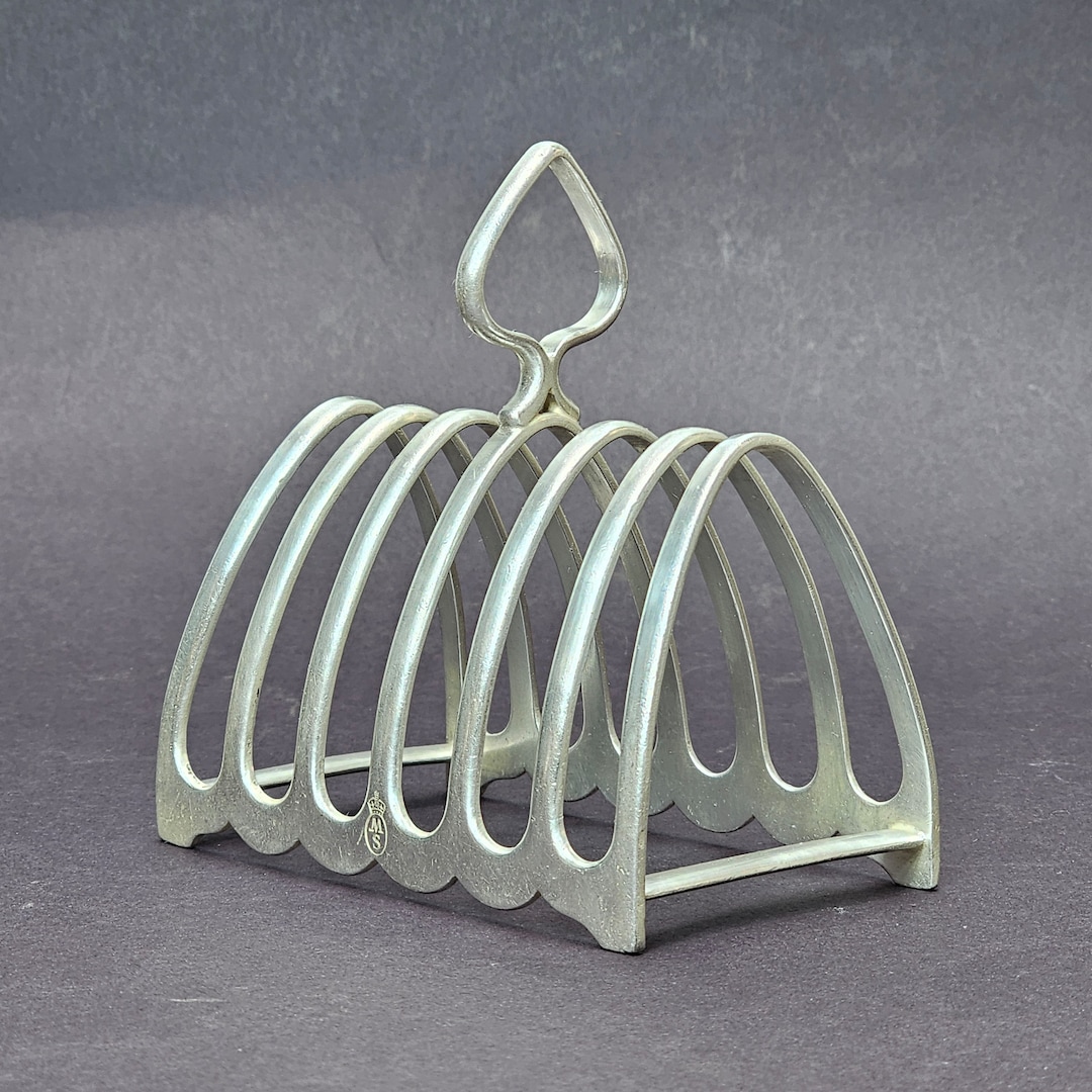 Antique Mappin & Webb W20380 Art Deco Silver Plated Toast Rack 4.75l X ...