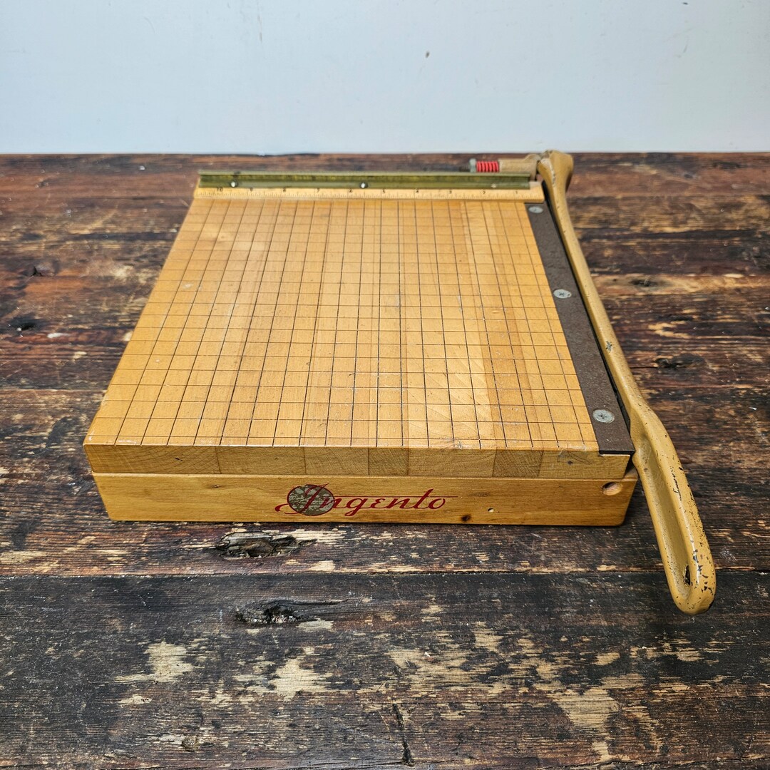Vintage Ingento 10” Paper Cutter Model 1122 - Etsy