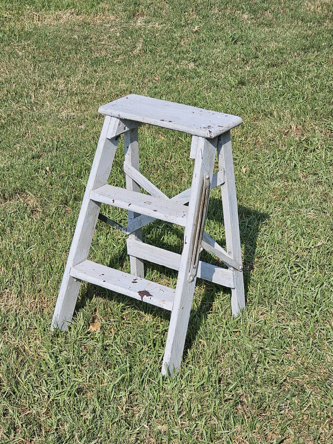 Hand Crafted Wooden 2 Foot Step Ladder Rustic Plant Stand - Etsy