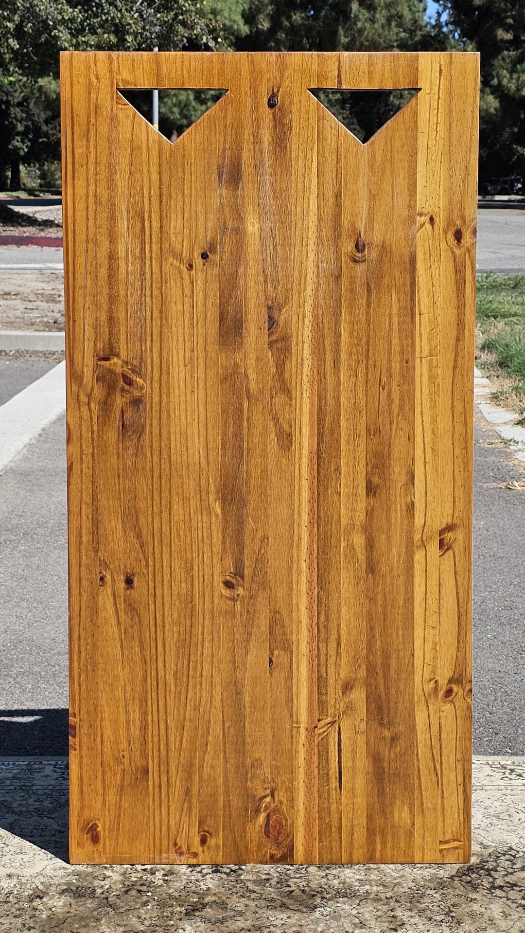 Vintage Rustic Wood Panel Board for Your Project 23"w X 46"h X 5/8"d (D ...