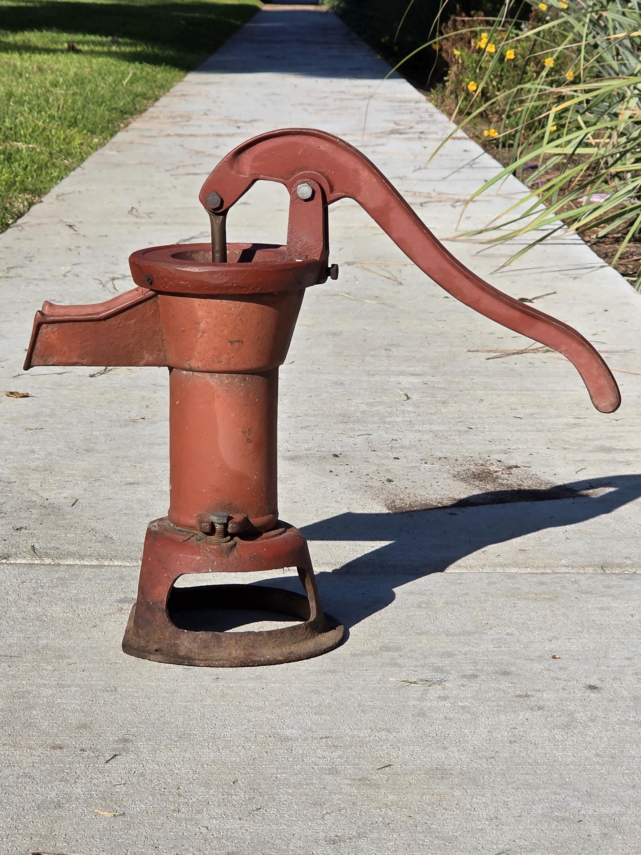 Vintage-style Cast Iron Hand Water Pump – Decorative, Not Functional - Etsy