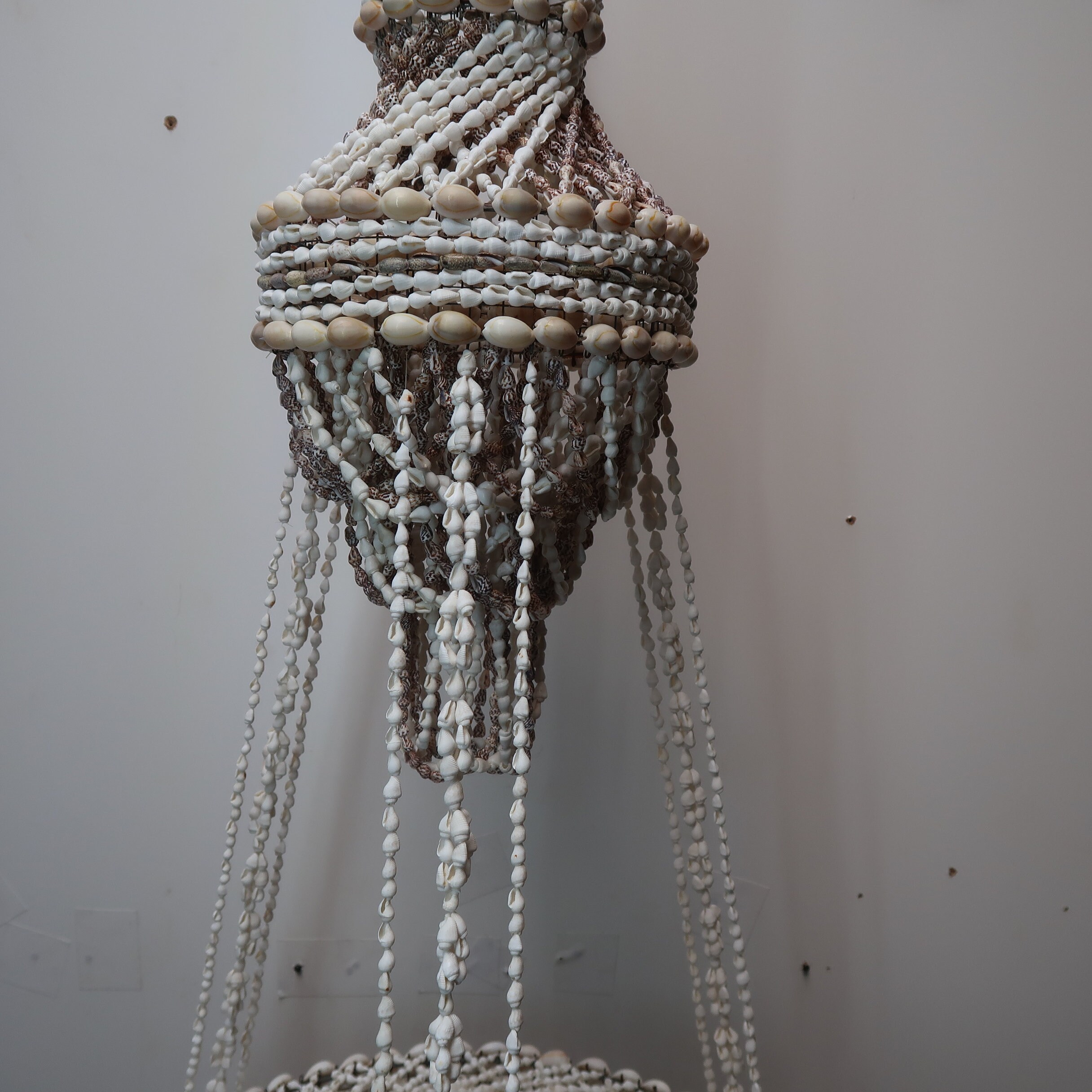 Hanging Chandelier Puka Sea Shells Nautical Boho Beach 16 X 16 X H 45 6 ...