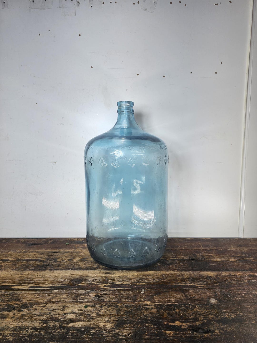 Vintage Arrowhead Blue Glass 5 Gallon Water Wine Jug - Etsy