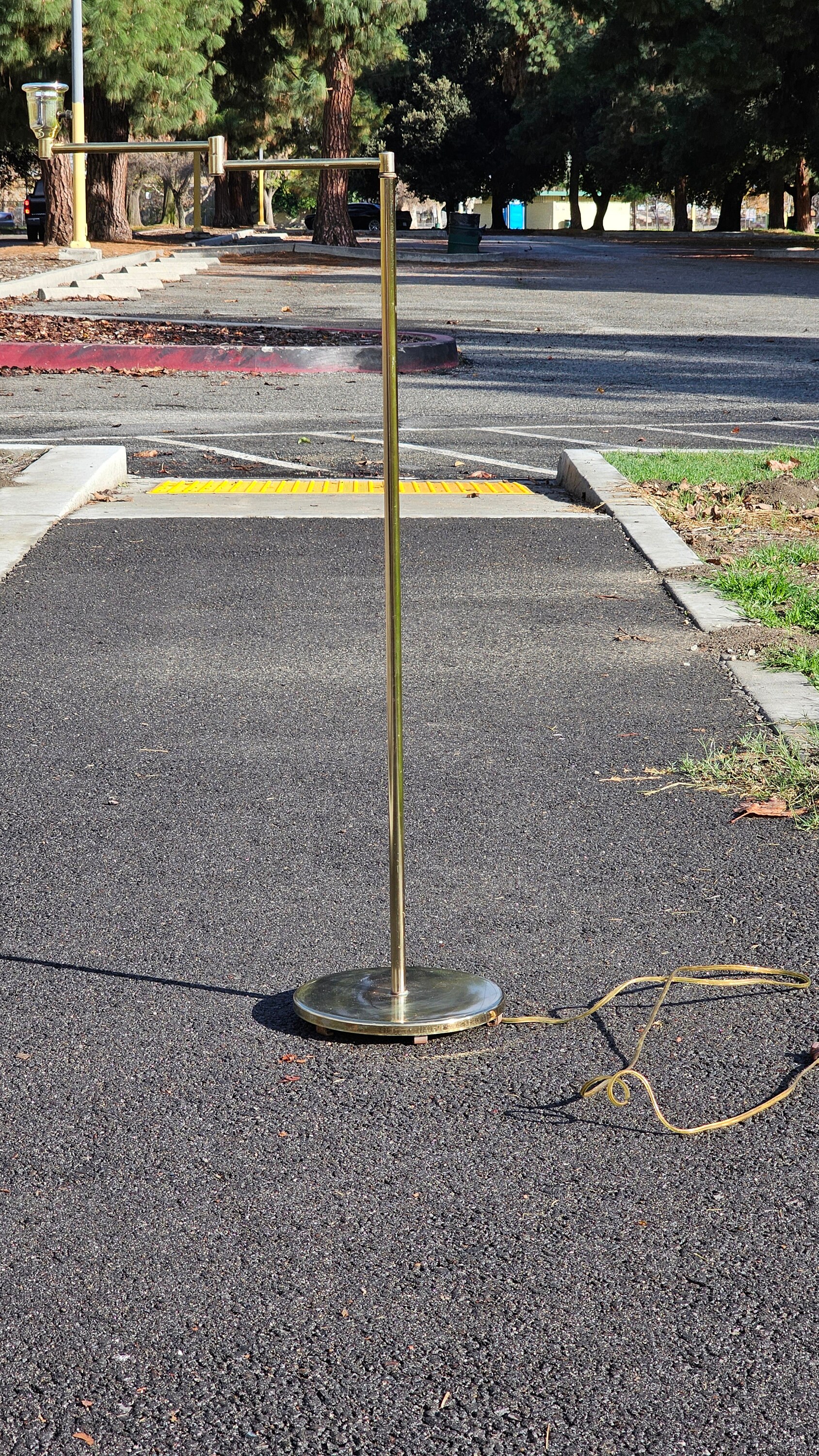 Vintage Swing Arm Swivel Floor Lamp 47 Tall - Etsy