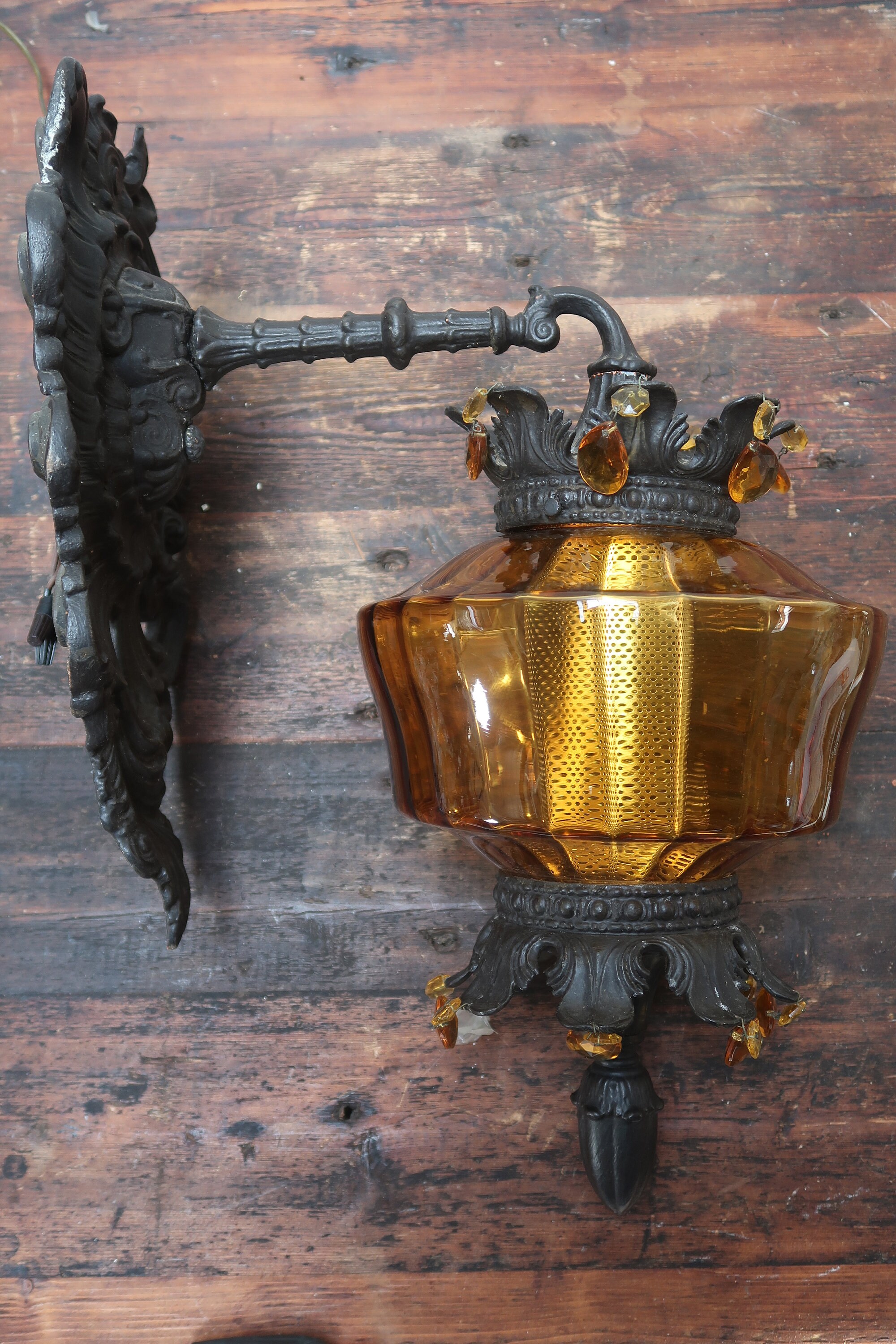 Vintage MC. Co. GIM Wall Sconce Wire Electric Wall Hanging Lamp 1950s ...