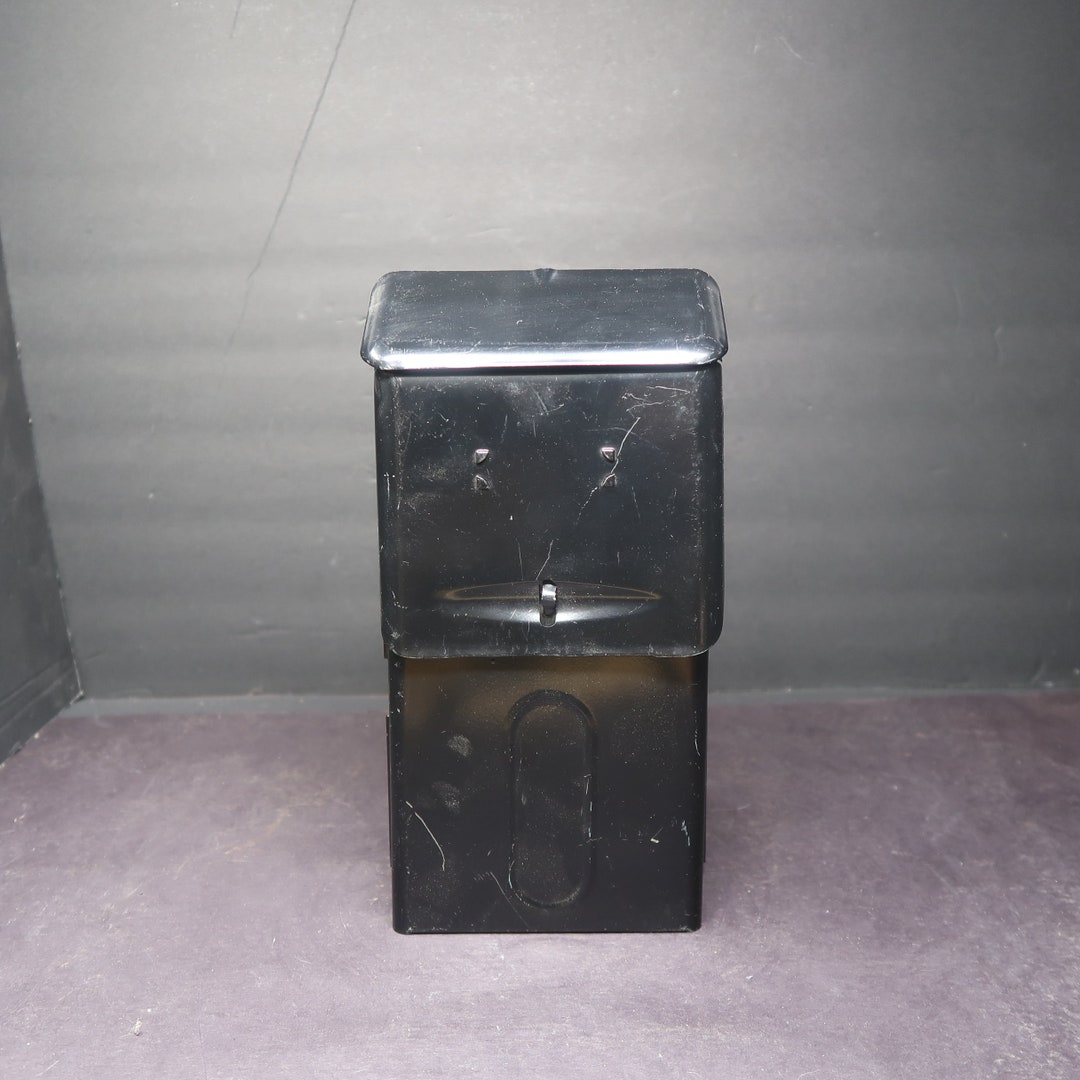 Vintage Wall Mounted Mailbox Double Hinged Flip Top 5.5 W X 10.5 H X 2 ...