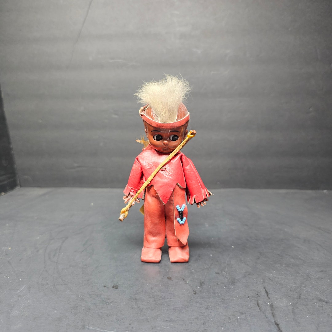 Carlson Dolls Mohawk Brave Indian Boy Doll 6" - Etsy