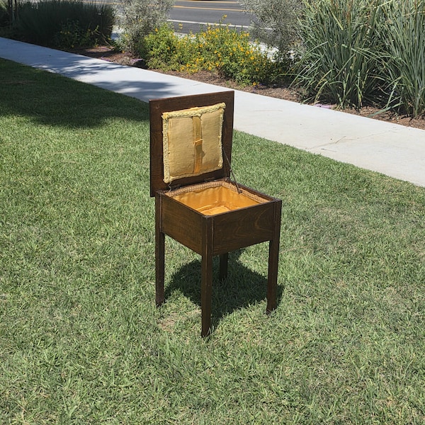 Antique Sewing Work Table - Etsy