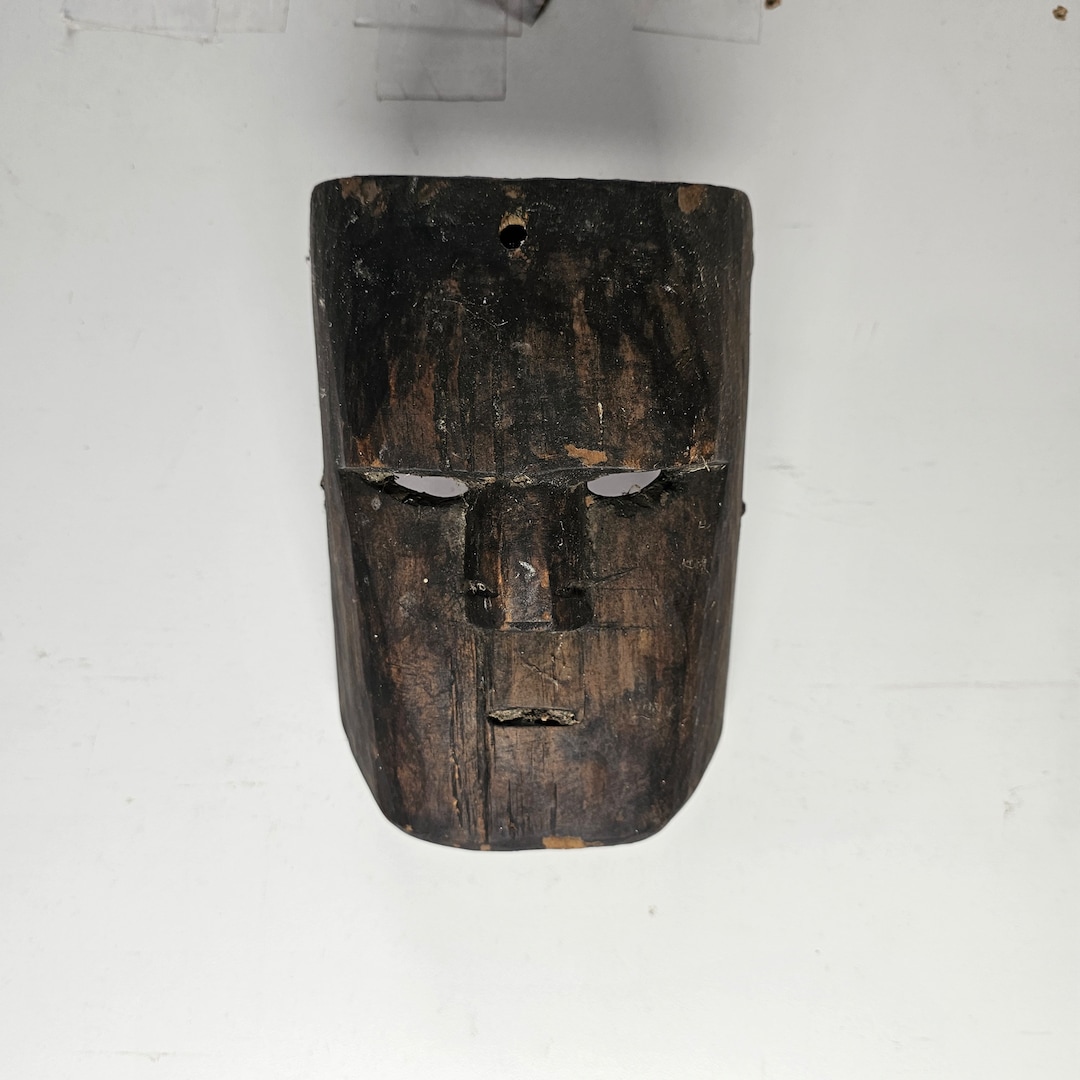 Antique Carved Wood Mask From Timor Island Indonesia - Etsy