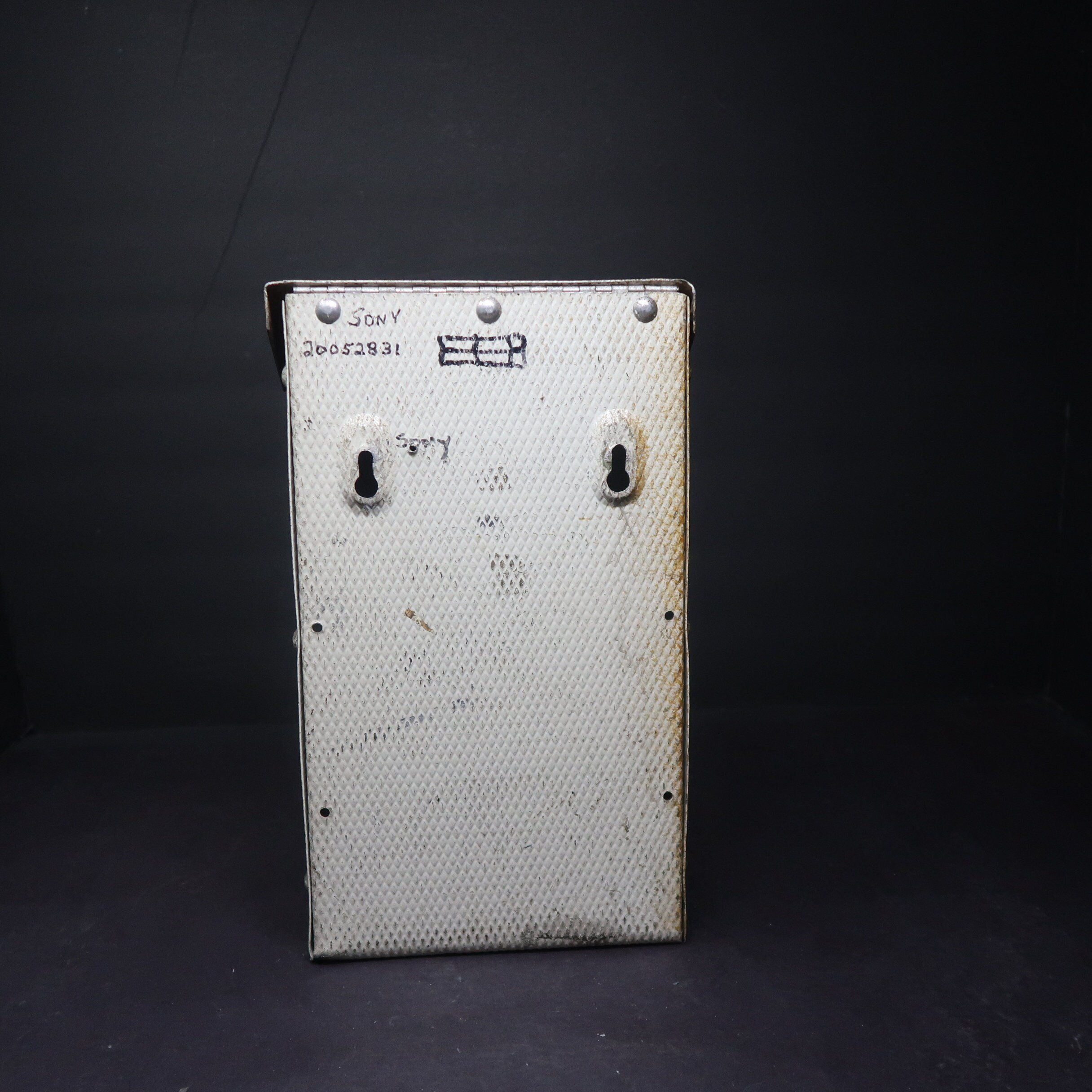 Vintage Aluminum Wall Mounted Mailbox Double Hinged Flip Top - Etsy