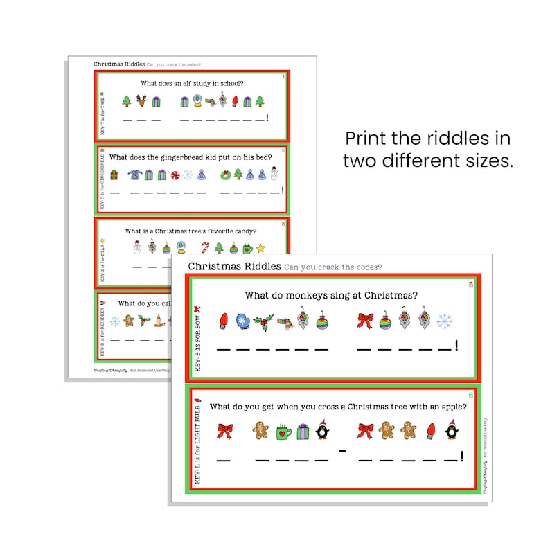 Christmas Decoder Wheel - Cipher Wheel - Christmas Activity Printable ...